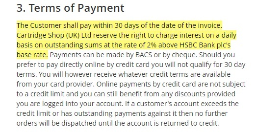 Payment Terms Clauses For Terms And Conditions Agreements Free Payment Terms Clauses For Terms And Conditions Agreements Free