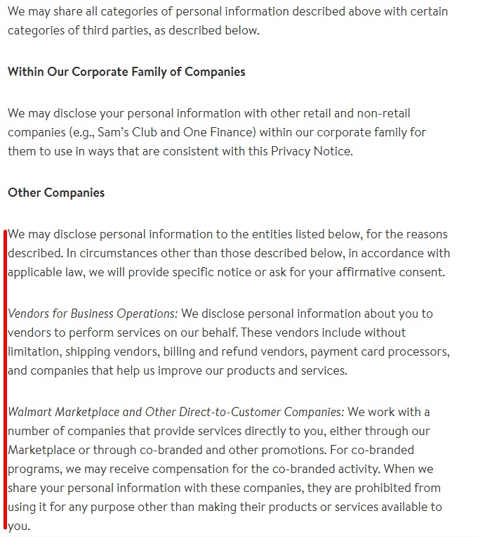 Legal Policies for Retail Stores - Free Privacy Policy