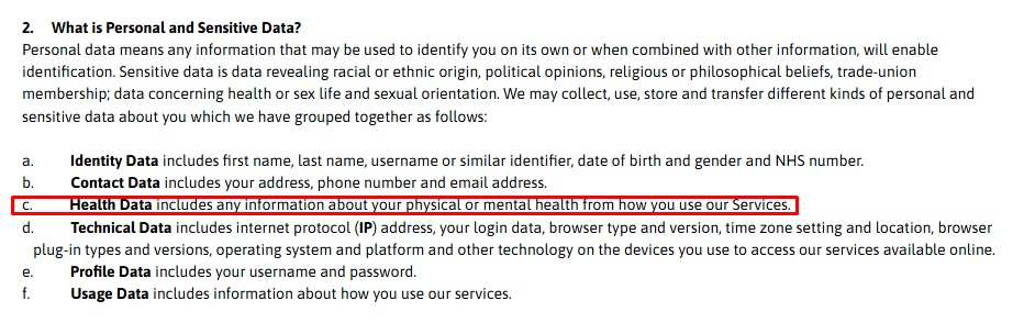 Personal vs Sensitive Personal Information - Free Privacy Policy